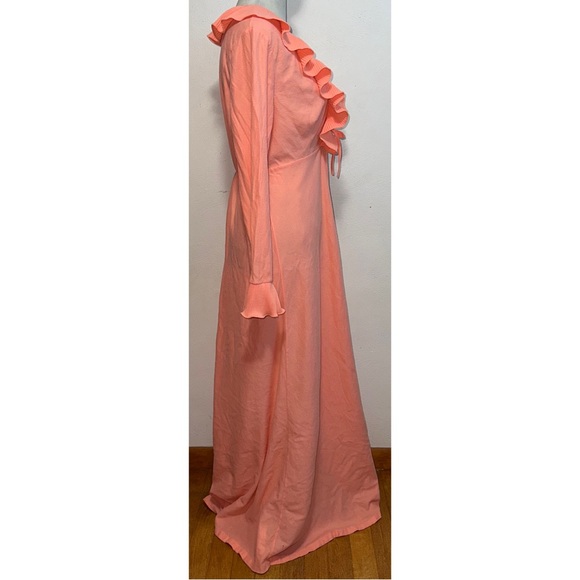 Vintage | Intimates & Sleepwear | Vintage Fuzzy Peach Nightgown | Poshmark